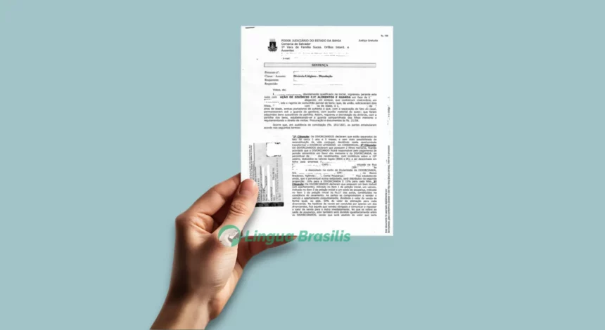 Brazilian divorce decree to be submitted in Germany